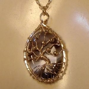 For Real by Cellini | Jewelry | Genuine Stone Tree Of Life Statement ...